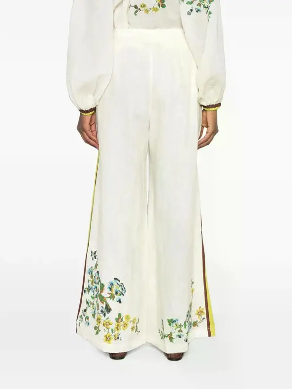 ALEMAIS Phyllis Floral-print Trousers
