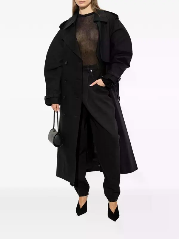 ANINE BING Pascale Double-breasted Trench Coat