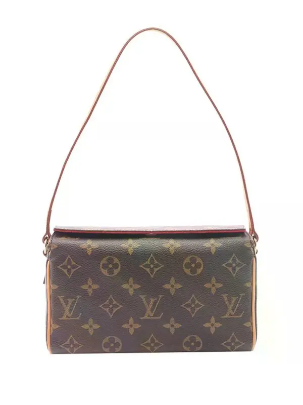 LOUIS VUITTON 2004 Monogram Recital Shoulder Bag - Brown