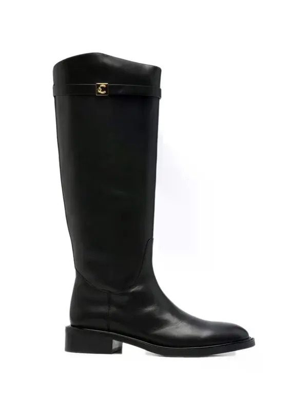 COCCINELLE Logo-plaque Leather Boots
