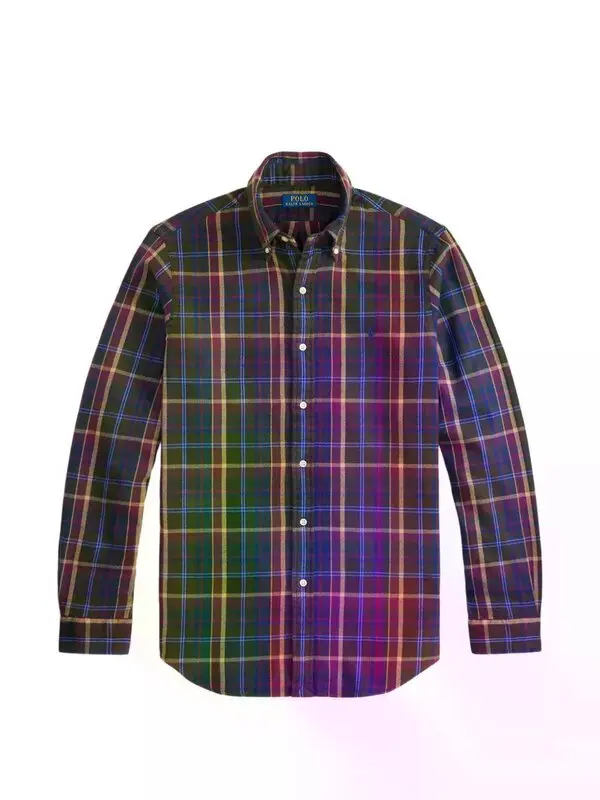 Polo Ralph Lauren Plaid Pony-embroidered Shirt - Green