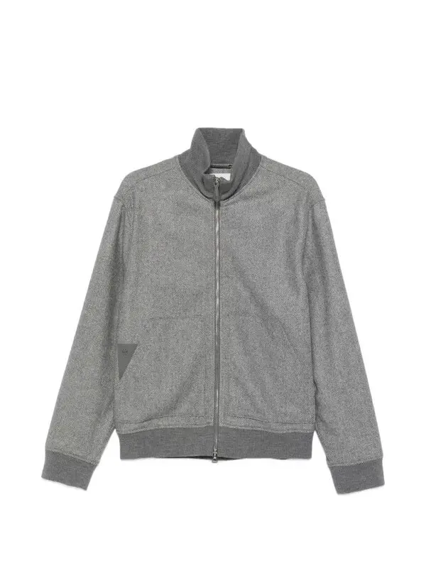 Jacob Cohen Zip-up Herringbone Jacket
