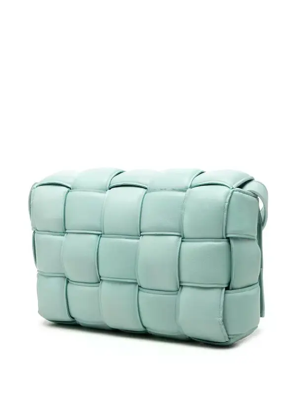 Bottega Veneta 2012-2026 Nappa Intrecciato Padded Cassette Crossbody Bag - Blue
