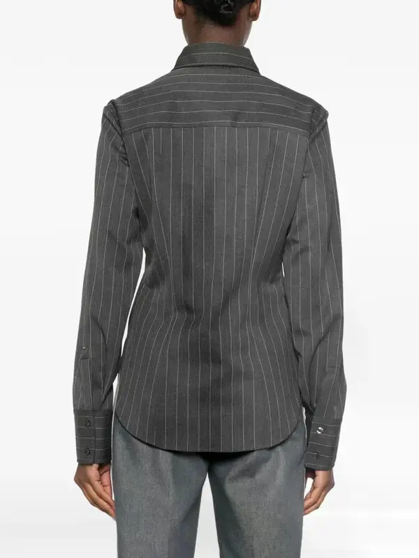 Sportmax Pinstripe-patterned Shirt