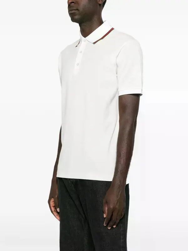 Gucci Cotton Jersey Piquet Polo Shirt