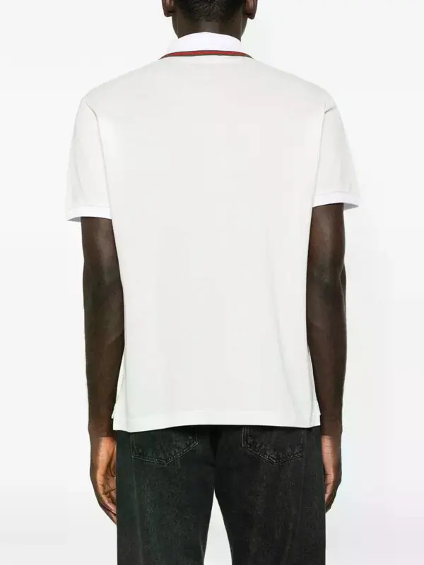 Gucci Cotton Jersey Piquet Polo Shirt