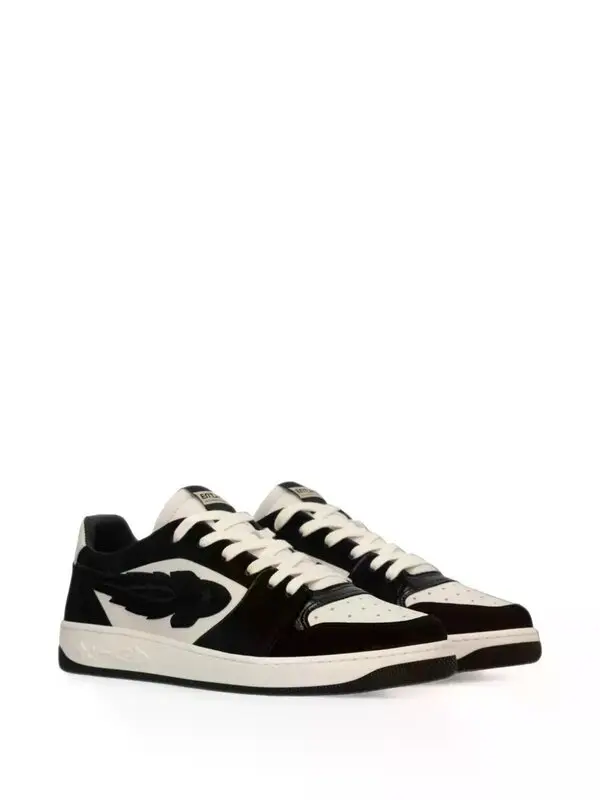 ENTERPRISE JAPAN Egg Rocket Patch-detail Panelled Sneakers