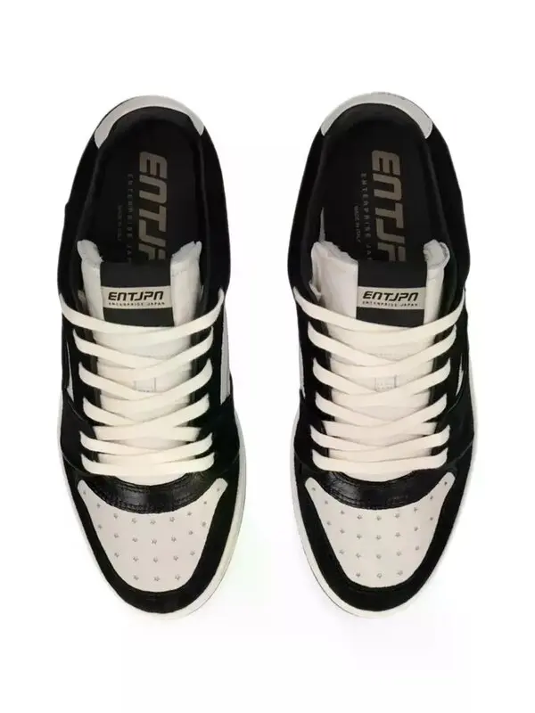ENTERPRISE JAPAN Egg Rocket Patch-detail Panelled Sneakers