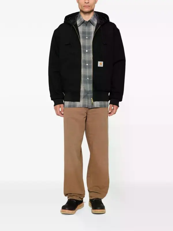 Carhartt Work In Progress Logo-patch Drawstring Jacket