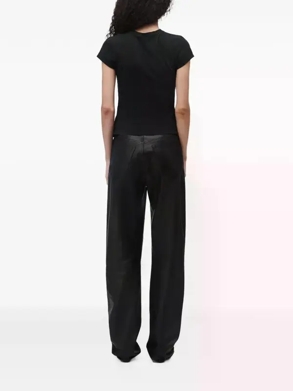Alexander Wang Cherry Graphic Tee With Contrast Trim