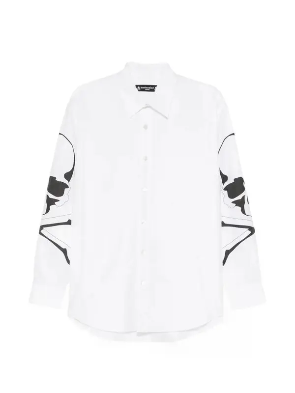 MASTERMIND WORLD Mj Oxford Shirt - White