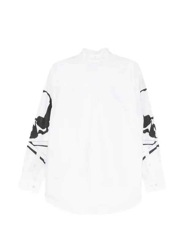 MASTERMIND WORLD Mj Oxford Shirt - White
