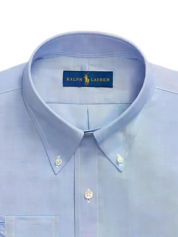 Polo Ralph Lauren Button-down Collar Logo-embroidered Shirt - Blue