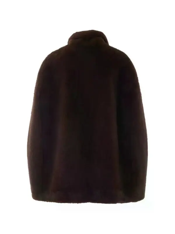 VALENTINI 1972 Faux-fur Funnel-neck Jacket