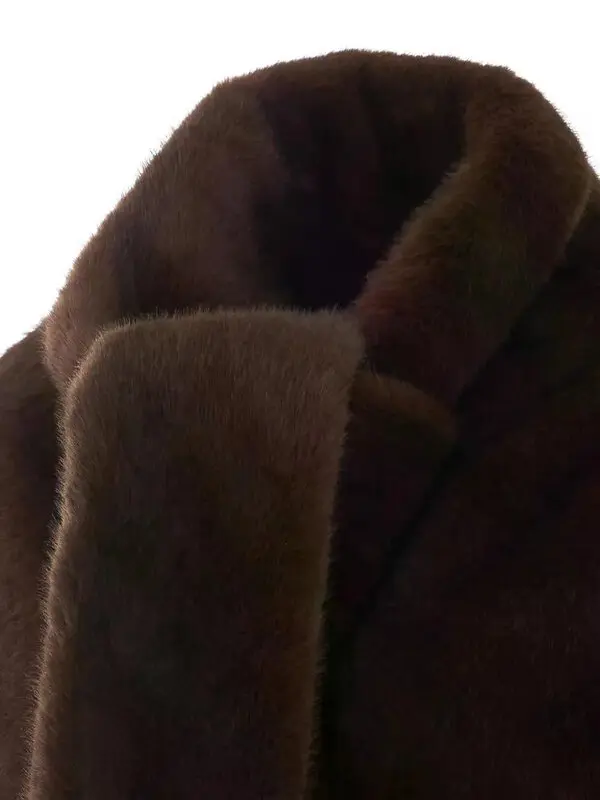 VALENTINI 1972 Faux-fur Funnel-neck Jacket