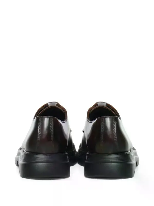 GIULIANO GALIANO Castro Polished Leather Derby Shoes