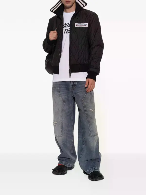 Dsquared2 Logo-patch Quilted Jacket