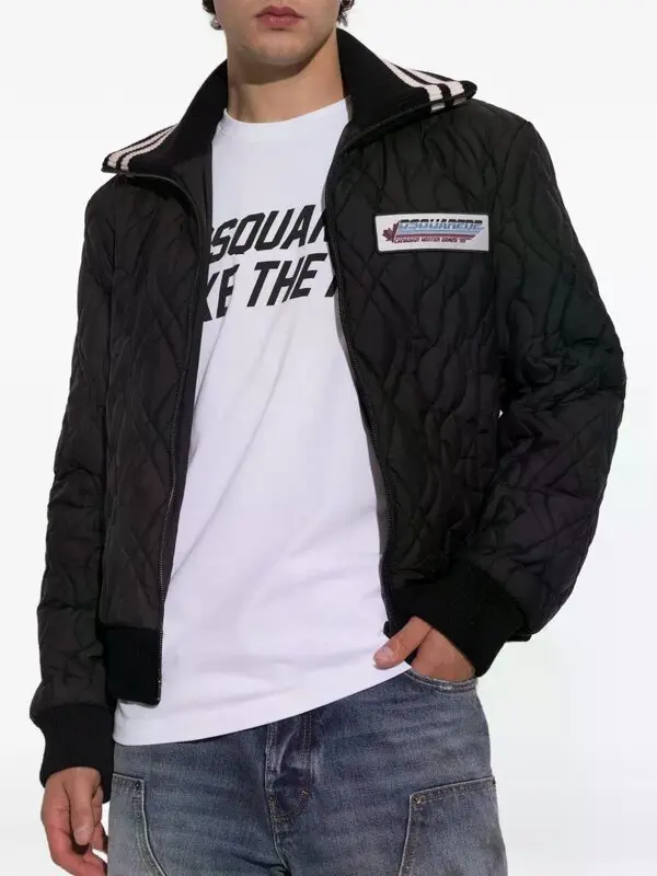 Dsquared2 Logo-patch Quilted Jacket