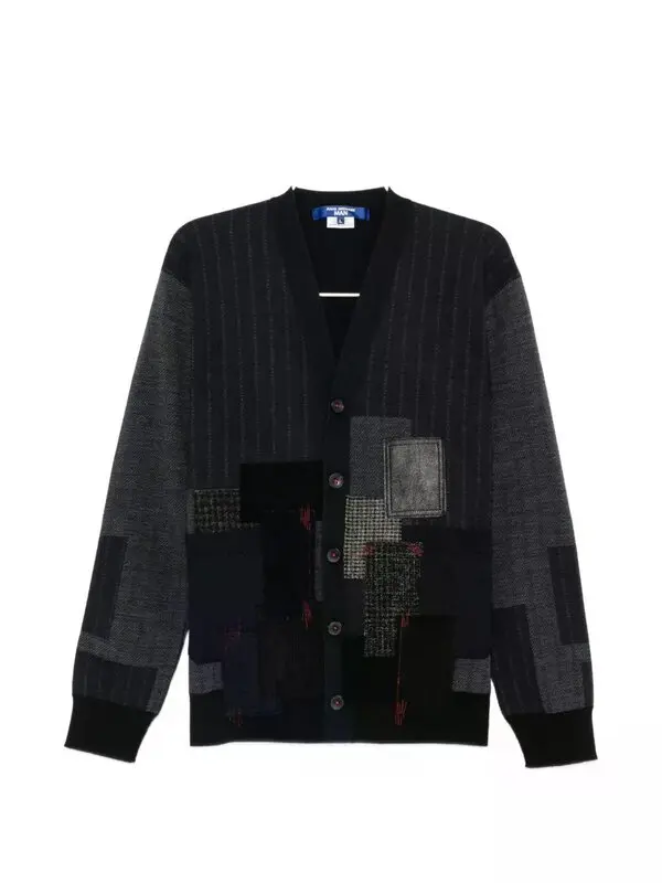 Junya Watanabe Jacquarded Patchwork Cardigan