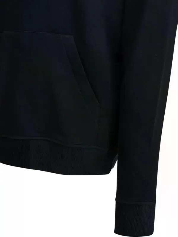 AMI Paris Blue Cotton Hoodie