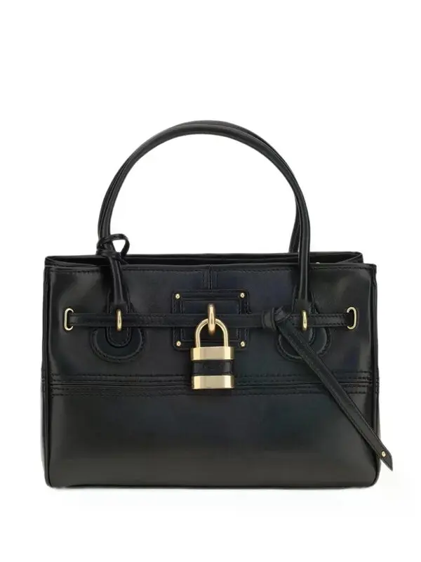 Chloé Paddington Leather Tote Bag - Black