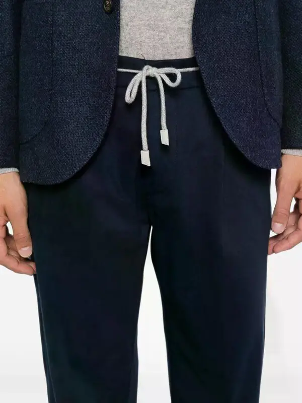 Eleventy Drawstring-fastening Trousers