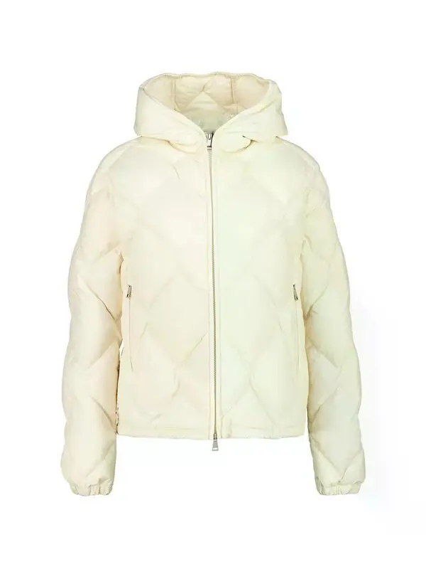 Moncler Arvouinne Quilted Hooded Jacket - Neutrals