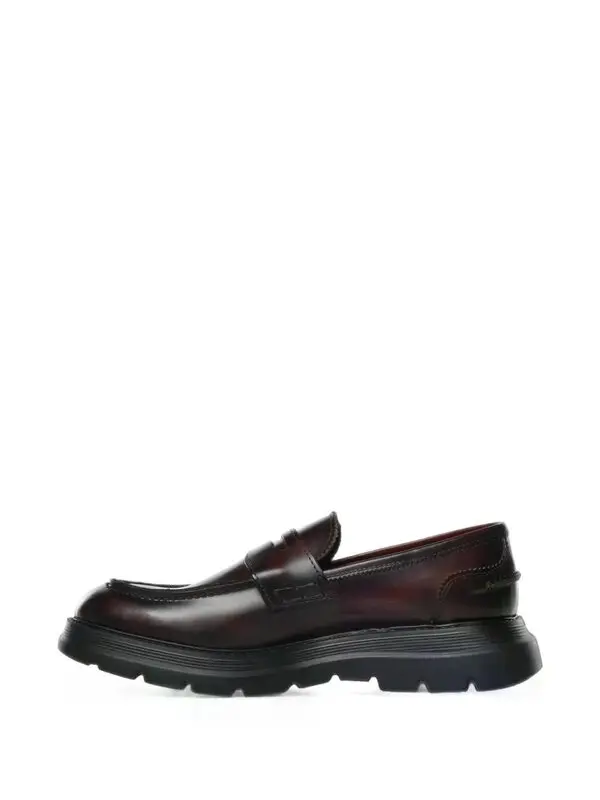 GIULIANO GALIANO Bryan Chunky-sole Leather Loafers
