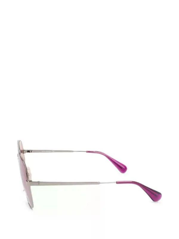 MAX&CO. Pilot-frame Double-bridge Sunglasses