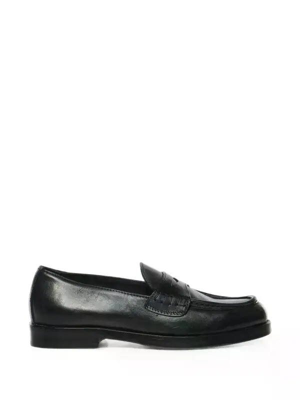 GIULIANO GALIANO Sally Penny Loafers - Black