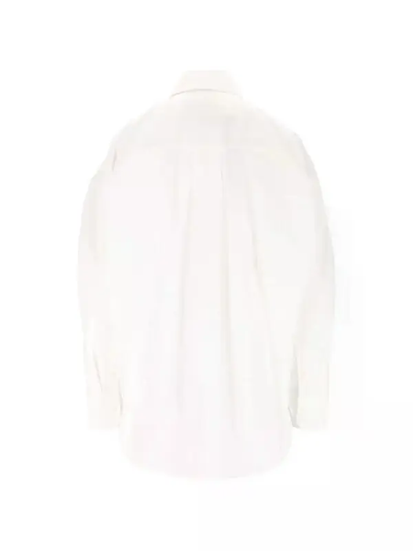 Jacquemus Logo-embroidered Cotton Shirt - White