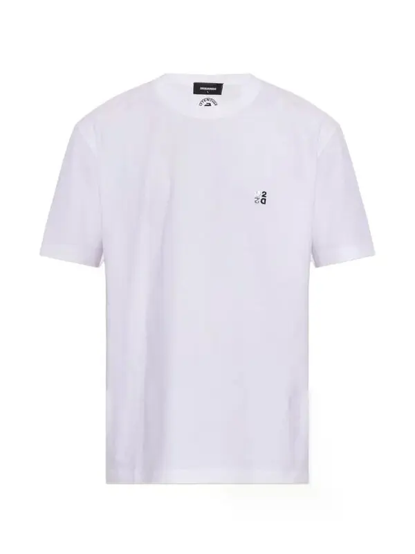 Dsquared2 Logo-appliqué T-shirt - White