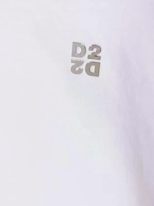 Dsquared2 Logo-appliqué T-shirt - White