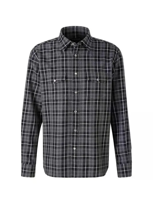 TOM FORD Check-pattern Western Shirt