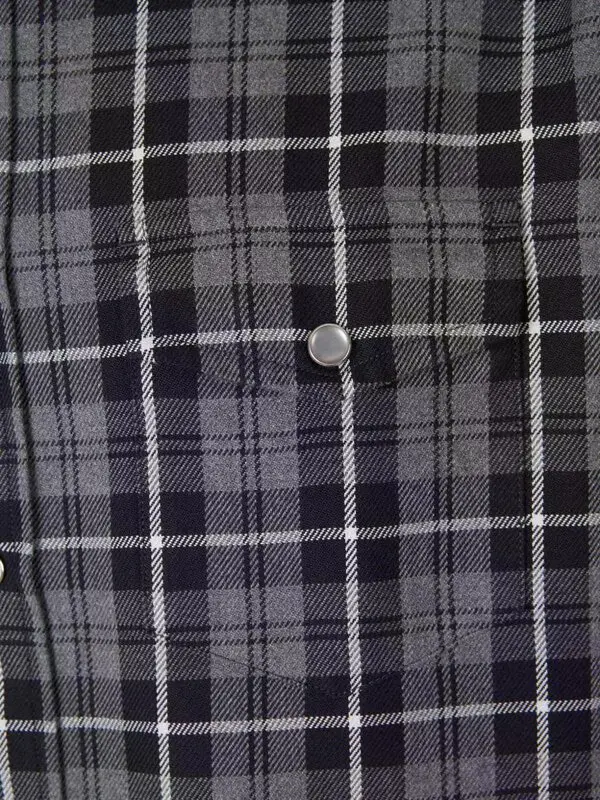 TOM FORD Check-pattern Western Shirt