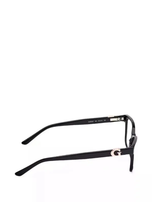 Guess Logo Plaque Square-frame Eyeglasses