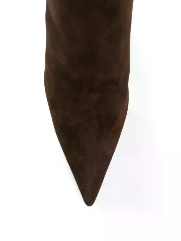 AQUAZZURA Pointed-toe Suede Boots