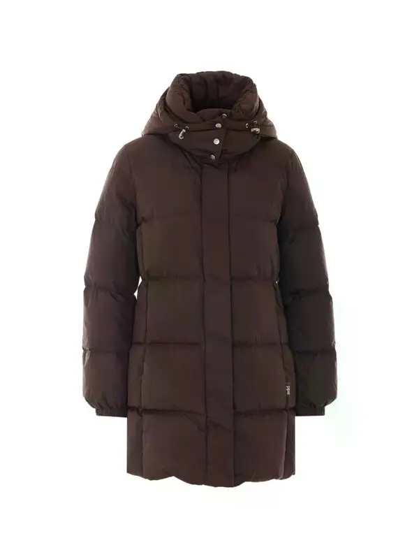 Add Hooded Quilted Coat