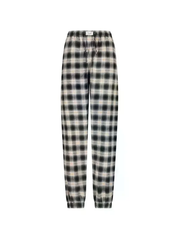 Attico Check-print Track Pants