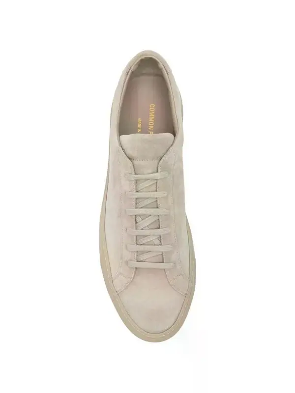 COMMON PROJECTS Suede Lace-up Sneakers - Grey