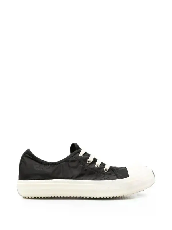 Rick Owens Round-toe Low-top Sneakers - Black