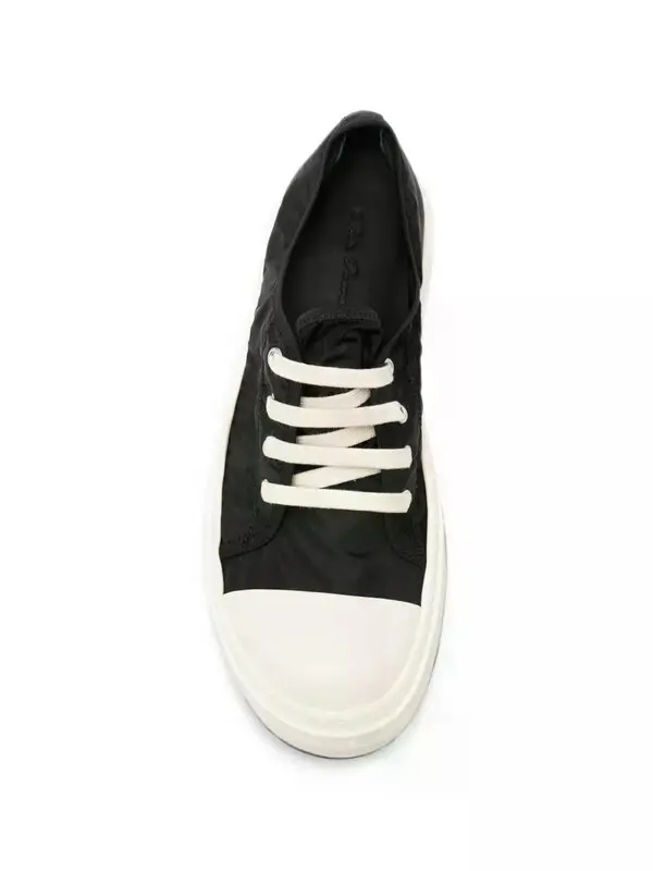 Rick Owens Round-toe Low-top Sneakers
