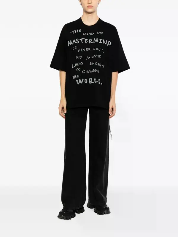 MASTERMIND WORLD Slogan-print T-shirt