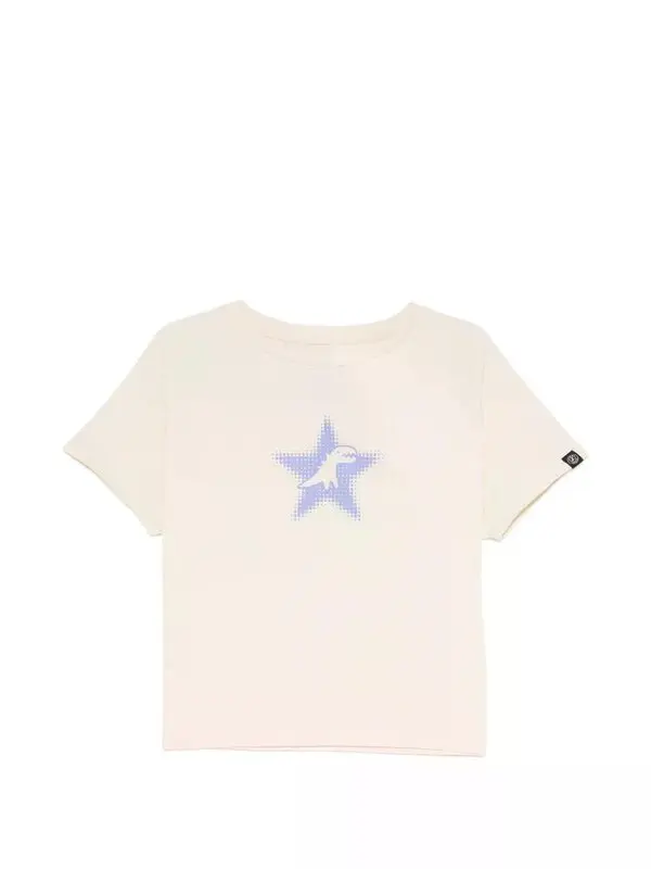 AGNES B. Graphic Print T-shirt - Neutrals