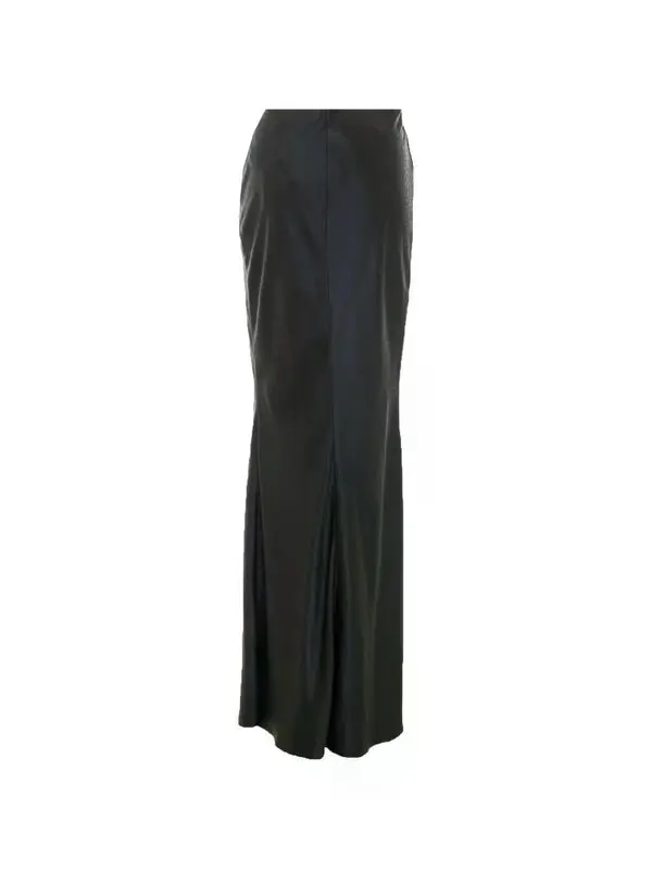 Elisabetta Franchi Crocodile-effect Maxi Skirt