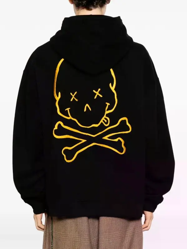 MASTERMIND WORLD Skull-embroidered Hoodie
