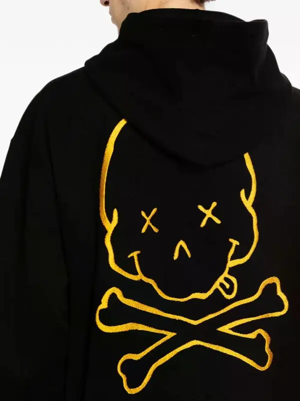 MASTERMIND WORLD Skull-embroidered Hoodie