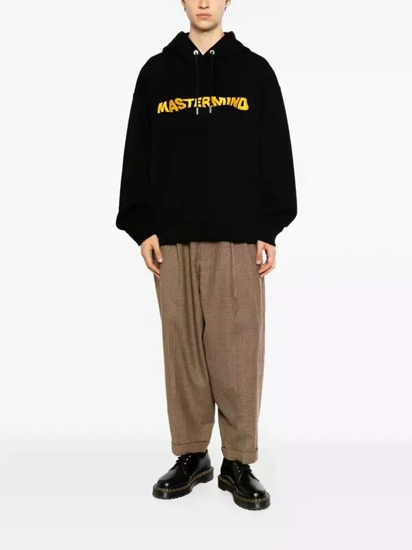 MASTERMIND WORLD Skull-embroidered Hoodie