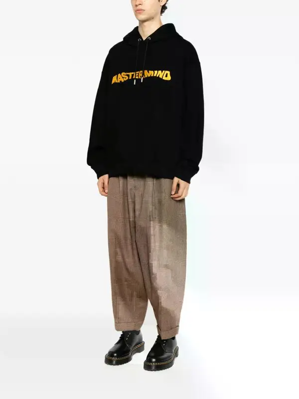 MASTERMIND WORLD Skull-embroidered Hoodie