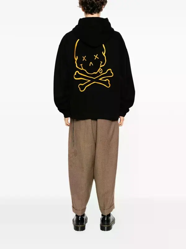 MASTERMIND WORLD Skull-embroidered Hoodie